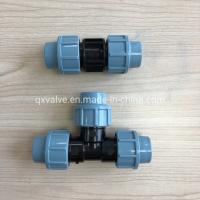 China PP Compression Fitting for Irrigation Pipe 16mm to 110mm 1/2