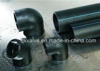 China Equal Connection PE100 HDPE Fittings Cross Pipe Tee Joints for Welding Type Connection for sale