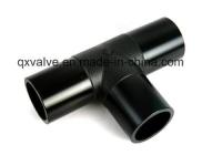 China Equal Connection PE100 HDPE Fittings Cross Pipe Tee Joints for Welding Type Connection for sale