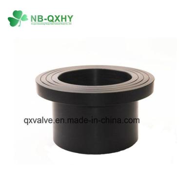 China HDPE Buttfusion Stub End Flange with Injection Finish and Pn8 Wall Thickness for sale