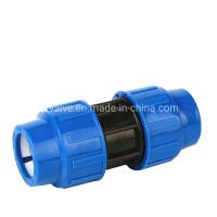 China PP Compression Fittings PP Reducing Tee for 16mm to 110mm 1/2