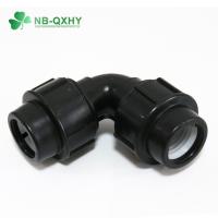 China Direct Connection PP Compression Fittings Italy 90 Deg Equal Elbow for Irrigation for sale