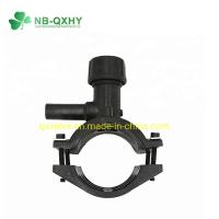 China HDPE Electrofusion Tapping Saddle Pipe Fittings for DIN Standard SDR17 Wall Thickness for sale