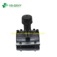 China HDPE Electrofusion Tapping Saddle Pipe Fittings for DIN Standard SDR17 Wall Thickness for sale