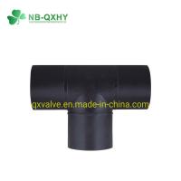China HDPE Electrofusion Tapping Saddle Pipe Fittings for DIN Standard SDR17 Wall Thickness for sale