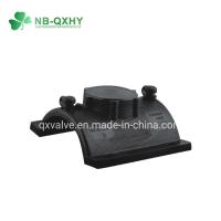 China Electrofusion Weld HDPE Flange Adapter Fittings Pipe SDR11 for Black and 90deg Lateral for sale