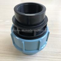 China PP Compression Fitting Pipe Coupling Joint Female Adapter 63mm with Long Service Life for sale