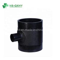 China Injection Finish Forged HDPE Pipe and Fittings Butt Fusion Reducing Tee Black SDR11 Pn16 for sale