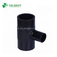 China Injection Finish Forged HDPE Pipe and Fittings Butt Fusion Reducing Tee Black SDR11 Pn16 for sale