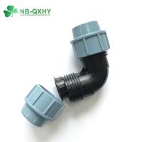 China Female Elbow Pipe Elbow 90 Degree Elbow Pn16 High Pressure PP Plastic Pipe Fitting for sale