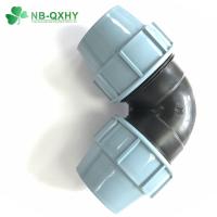 China Female Elbow Pipe Elbow 90 Degree Elbow Pn16 High Pressure PP Plastic Pipe Fitting for sale