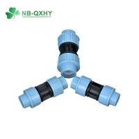 China PP Compression Fitting Flexible Coupling for High Pressure Irrigation Water Supply Pn16 for sale