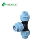China High Pressure Pn16 PP Pipe Fitting Equal Tee Reducing Tee Female Tee 1 Piece Min.Order for sale