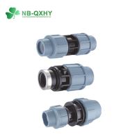 China QX Complete Size PP Compression Fitting Plastic 90 Degree Elbow for Water Supply for sale