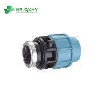 China PP Reducing Coupling for 20mm to 110mm Size Pn16 Blue PP Pipe Fitting in Water Supply for sale