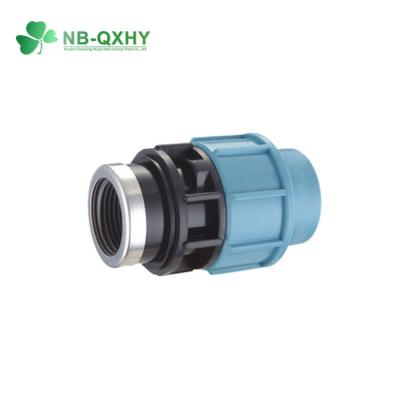 China PP Reducing Coupling for 20mm to 110mm Size Pn16 Blue PP Pipe Fitting in Water Supply for sale