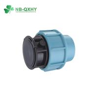China PP Reducing Coupling for 20mm to 110mm Size Pn16 Blue PP Pipe Fitting in Water Supply for sale