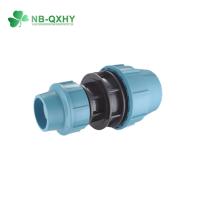 China PP Reducing Coupling for 20mm to 110mm Size Pn16 Blue PP Pipe Fitting in Water Supply for sale
