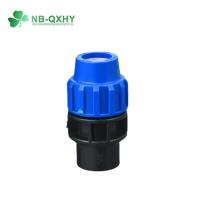 China Turkey Blue PP Compression Fitting Quick Coupling for Rigid Pipe Connection in Turkey for sale