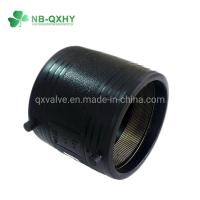 China QX PE100 Plastic Pipe Fittings HDPE Electrofusion Fitting Coupling for Water Supply for sale