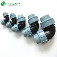 China Round Head Code PP Compression Fitting HDPE Fitting Plastic Pipe Fitting for Customization for sale