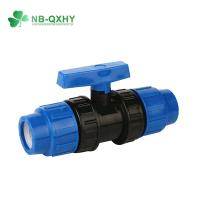 China Equal Connection PP Compression Fitting PP True Union Ball Valve for Irrigation System for sale