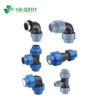 China PP Compression Pipe Fitting for Irrigation Direct Connection Flexible Plastic Fitting for sale