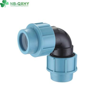 China Pn16 PP Italy Type Pipe Fittings with Equal Design and Deep Blue Finish for sale