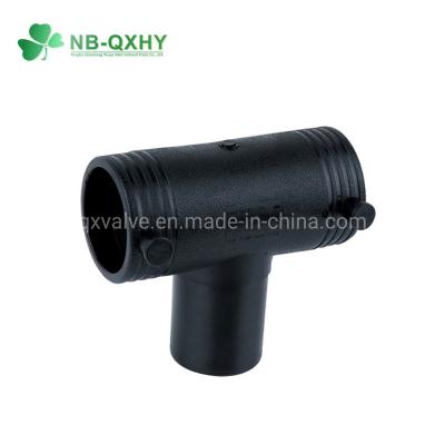 China Black Oxide Finish HDPE Electrofusion Reducing Tee for Water and Gas SEO Friendly for sale