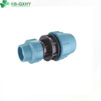 China PP Male Adapter Reducing Tee Blue Pn 16 Pipe Fittings Customized Request Customization for sale