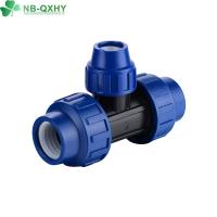 China Italy and Turkey Type Plastic Tube Fitting-Reducer Compression Tee PP Fittings Guaranteed for sale