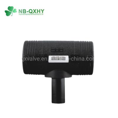 China PE100 HDPE Plastic Pipe Fittings Reducing Tee with Welding Connection 20mm to 355mm for sale