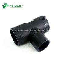China PE100 HDPE Plastic Pipe Fittings Reducing Tee with Welding Connection 20mm to 355mm for sale