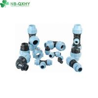 China QX PP Compression Quick Connect Pipe Fittings for Water Supply 16mm to 110mm Flexible for sale