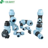 China QX PP Compression Quick Connect Pipe Fittings for Water Supply 16mm to 110mm Flexible for sale