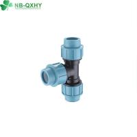 China Light Color PP Compression Fittings for Water Supply Pipe Corrosion Resistant for sale