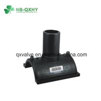 China PE Gas Pipe Fitting PE100 HDPE Saddle Clamp with Wall Thickness SDR13.6 and US 2/Piece for sale