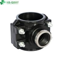 China Pn16 Pn10 Black Oxide Plastic PP Compression Fittings Clamp Saddle for Irrigation Field for sale