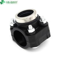 China Pn16 Pn10 Black Oxide Plastic PP Compression Fittings Clamp Saddle for Irrigation Field for sale