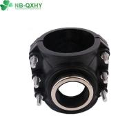 China Pn16 Pn10 Black Oxide Plastic PP Compression Fittings Clamp Saddle for Irrigation Field for sale