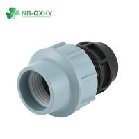 China 16mm to 110mm PP Compression Fittings Plastic Female Adapter for Irrigation Color Light for sale