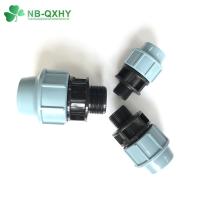 China 16mm to 110mm PP Compression Fittings Plastic Female Adapter for Irrigation Color Light for sale