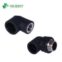 China PE Buttfusion Fittings HDPE Pipe Fitting Round Male Elbow Adapter and Injection Finish for sale