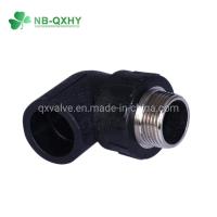 China PE Buttfusion Fittings HDPE Pipe Fitting Round Male Elbow Adapter and Injection Finish for sale