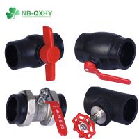 China PE Buttfusion Fittings HDPE Pipe Fitting Round Male Elbow Adapter and Injection Finish for sale