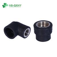 China Lateral 90deg Standard GB Water Supply HDPE Fittings Female Metal Threaded Elbow Adapter for sale