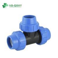 China QX Plastic 90 Degree Elbow PE Irrigation PP Compression Fittings for Quick Connection for sale