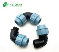 China Durable All Size and Type Irrigation Plastic Compression Fitting Pn16 Square One Design for sale