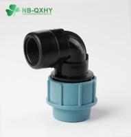 China 100% Material Female Tee PP Water Pipe Fitting with Reinforcing Ring for sale