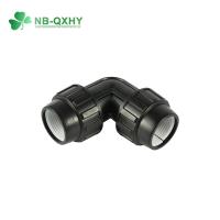 China Plastic Black Elbow Tee PP Fitting for Irrigation and Agriculture 16mm to 110mm 1/2